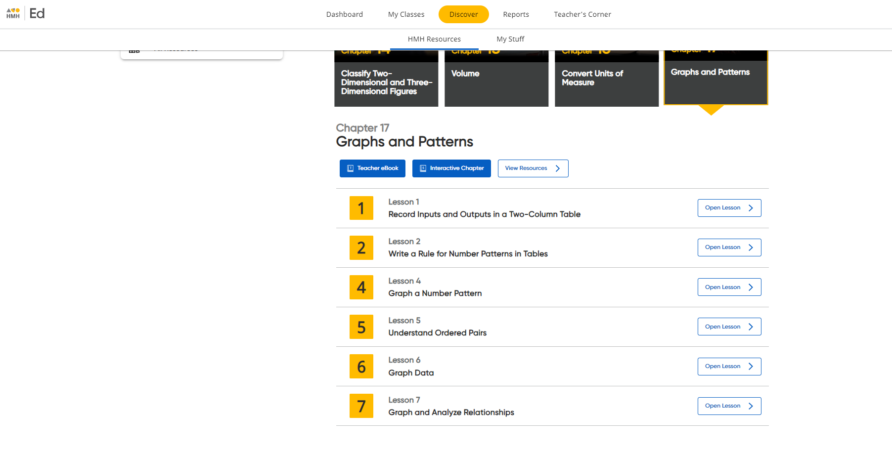 Florida Go Math Grade 5 is Missing Chapter 17 Lesson 3 (HMH Ed)