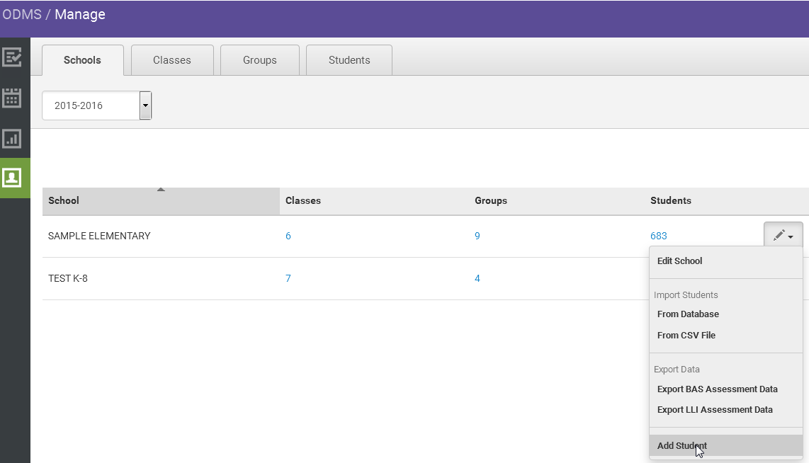 Adding Single Students in Heinemann Fountas & Pinnell Online Data ...