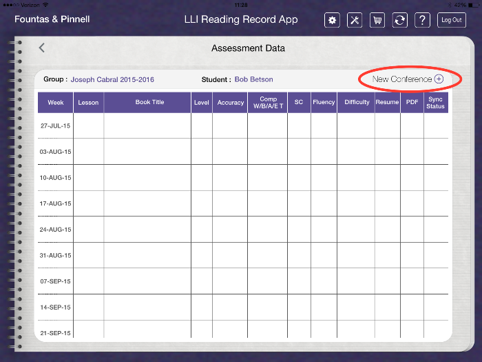Beginning an Assessment on the Heinemann Fountas & Pinnell Assessment ...
