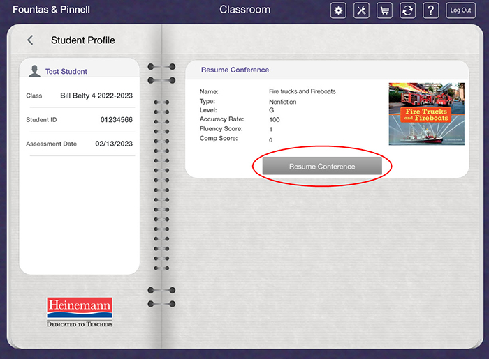 Continuing an Unfinished Assessment on the Heinemann Fountas & Pinnell ...
