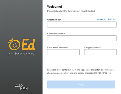 Ed: The HMH Learning Platform Basics: Register an Account