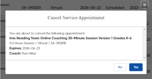 Schedule Professional Learning Sessions