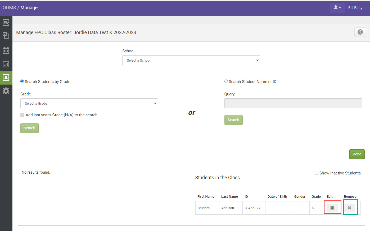 FPC Manage Class Roster Overview - Editing and Removing Students with ...