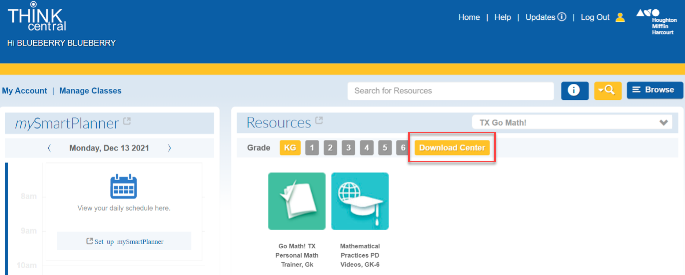Download Center Access (ThinkCentral | myHRW)
