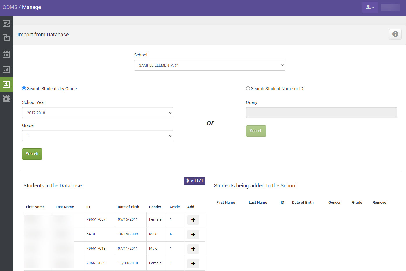 Importing Students from a Database in Heinemann Fountas & Pinnell Online Data Management System ...