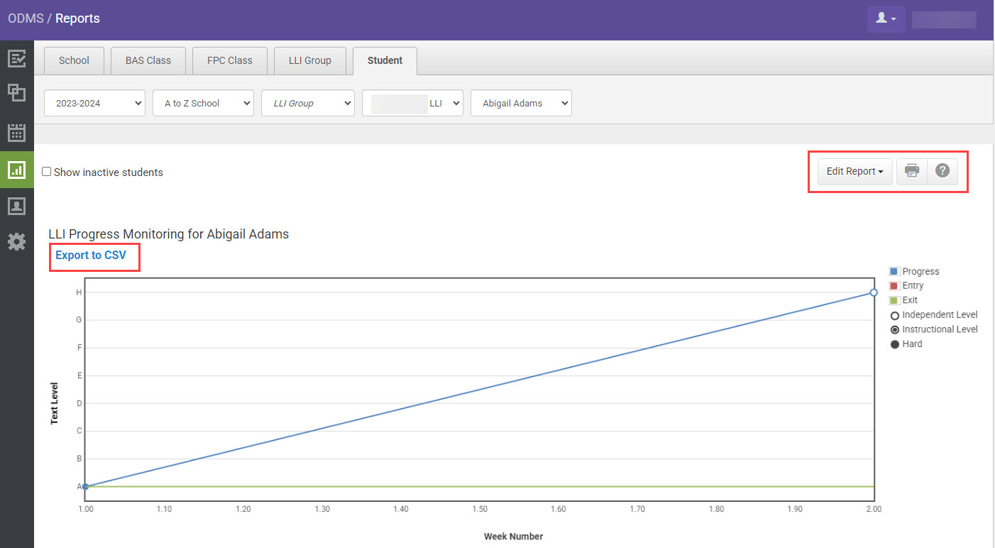 LLI Student Progress Monitoring Report Overview in Heinemann Fountas ...