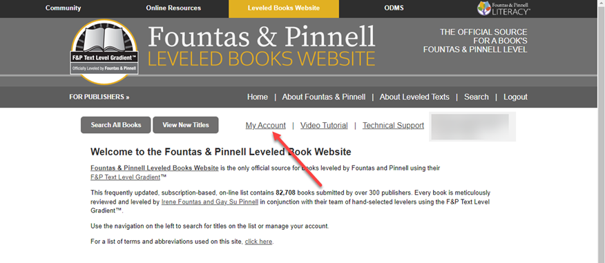Logging In or Changing Account Information for Heinemann Fountas ...