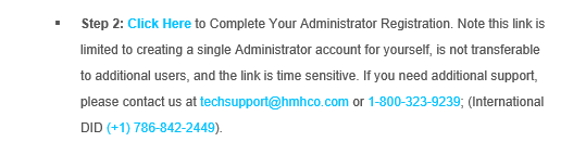 HMH Ed Basics: Register an Administrator Account