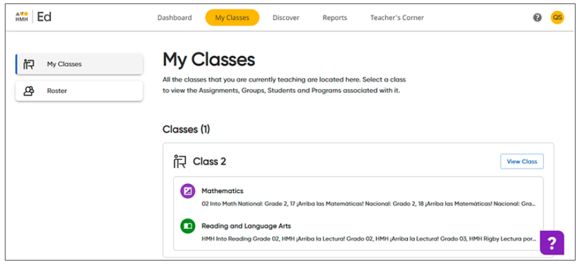 Team Teacher Not Seeing Class in Waggle (HMH Ed)