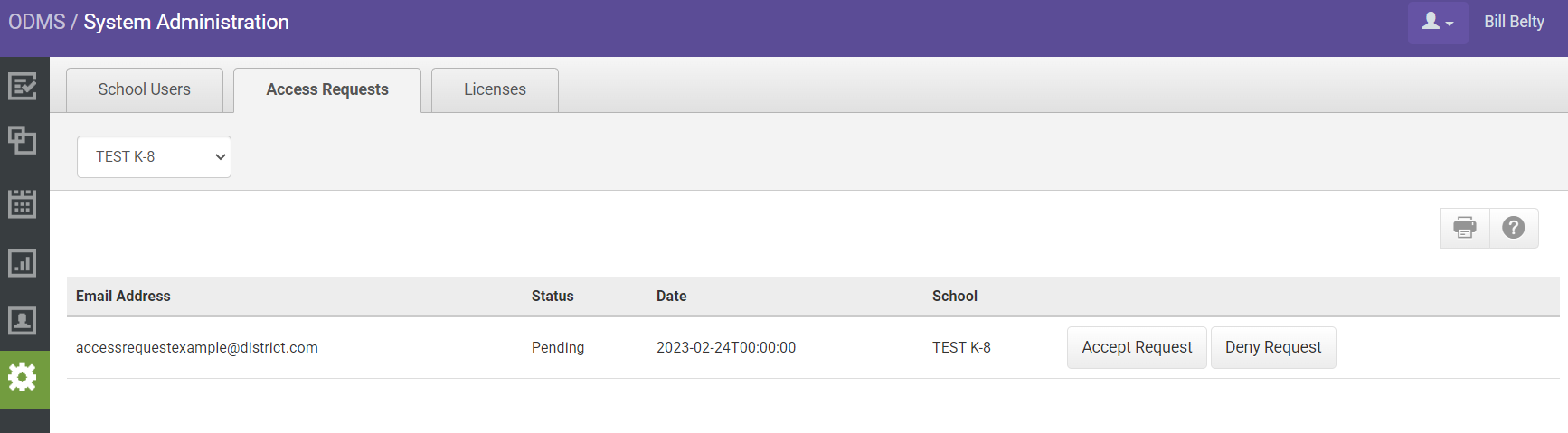 Access Request Screen Overview in Heinemann Fountas & Pinnell Online ...