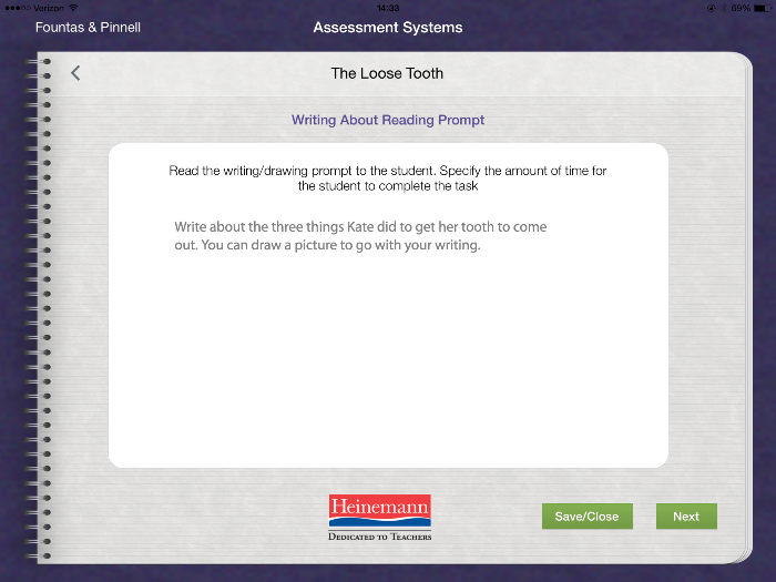 Scoring and Analyzing on the Heinemann Fountas & Pinnell Assessment ...