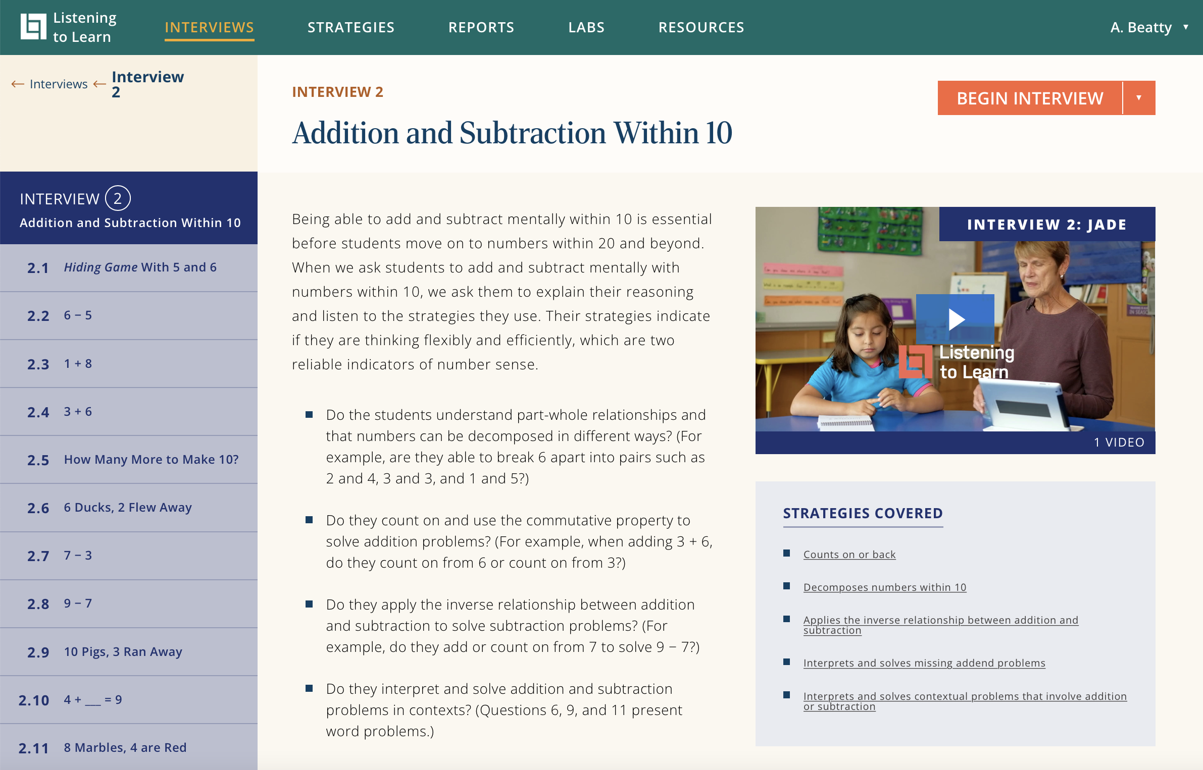 Preparing for an Interview on Heinemann Listening to Learn