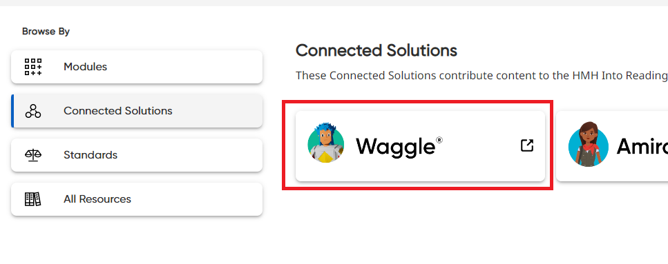 Waggle Does not Launch When Clicking on Waggle Tile in Connected Solutions in HMH Ed