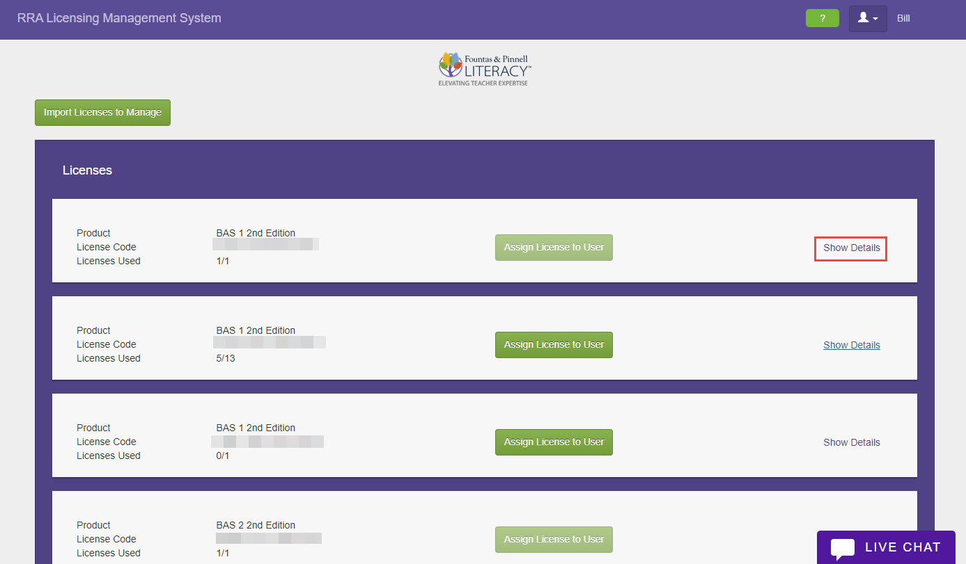 Revoking Licenses on Heinemann Fountas & Pinnell License Management ...