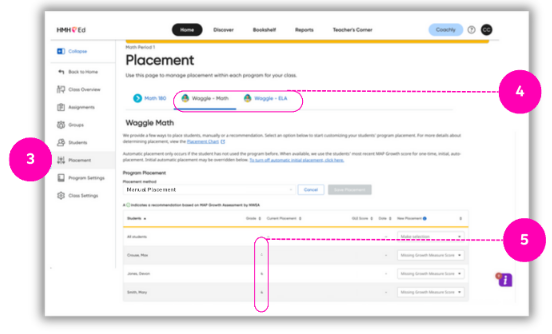 Waggle: Manual Placement - No Assessment