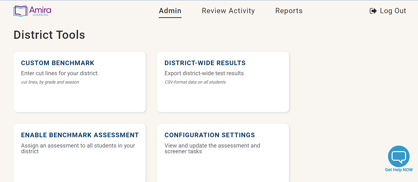 CPS Amira Dashboard Access for Administrators