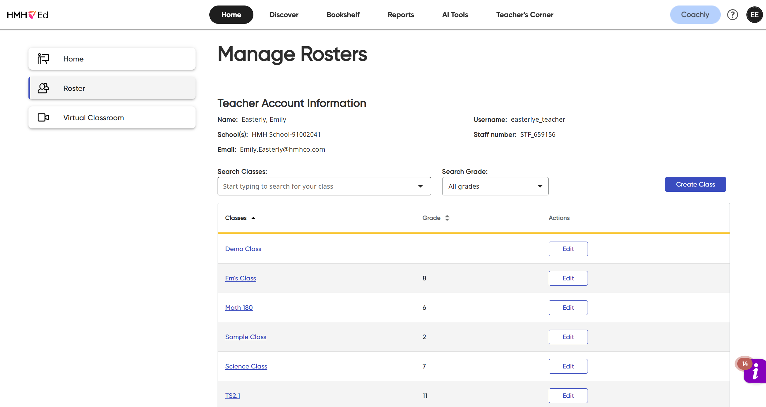 Manage Assignments in HMH Ed as a Teacher